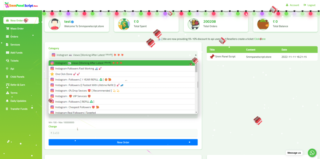 Advance Smm Panel Script With Many Features - Smm Panel Script Advance Smm Panel Script With Many Features - Smm Panel Script